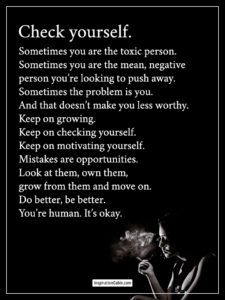 Check Yourself – Inspiration Cabin