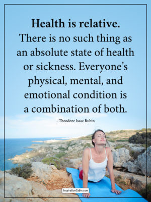 Health Is Relative – Inspiration Cabin